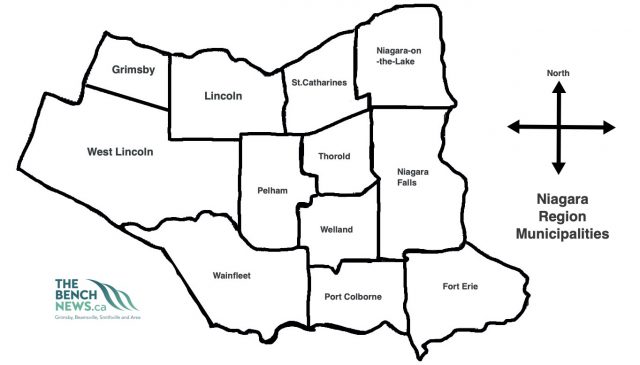 Niagara Region Map with municipalities - Niagara Info