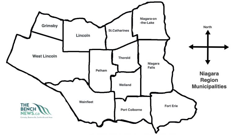 Niagara Region Map with municipalities - Niagara Info